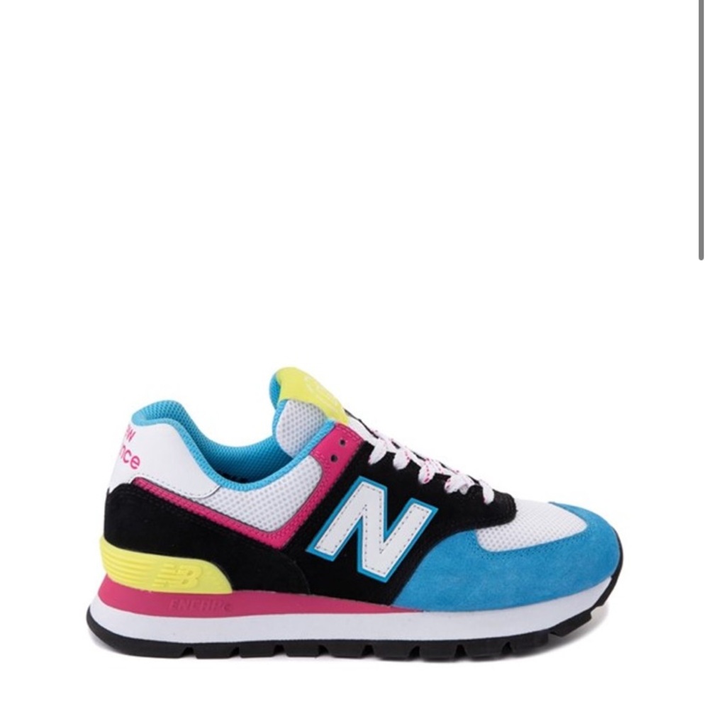 New Balance 574 Rugged Athletic Multicolor Shoe Black… - Gem